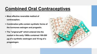 Contraception & Oral Contraceptives | PPTX
