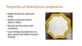 Oral contrast agents | PPTX