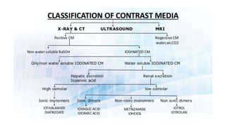 Oral contrast agents | PPTX