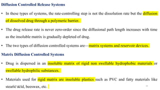 Oral controlled release systems | PPTX