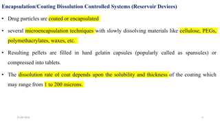 Oral controlled release systems | PPTX