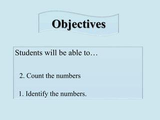 Play Group Math Oral counting(21 30)-3 | PPTX | Education