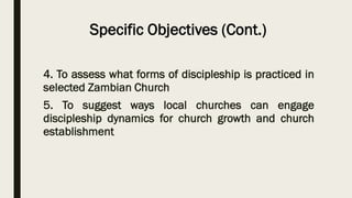 Discipleship: Parameters and Standards of Measuring Church Growth and ...