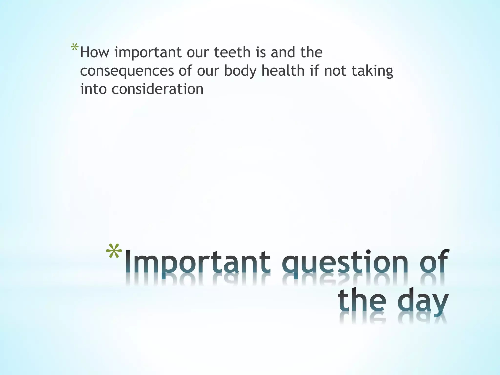 Oral dental hygiene persuasive speech | PPTX