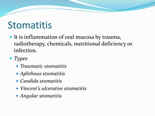 Oral diseases - Benign and premalignant lesions | PPTX