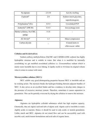 ORAL DISINTEGRATING TABLETS INTRODUCTION ADVANTAGES AND DISADVANTAGES | PDF
