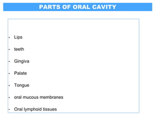 Oral disorders ppt. | PPTX