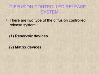 Oral & dissolution controlled release system | PPT