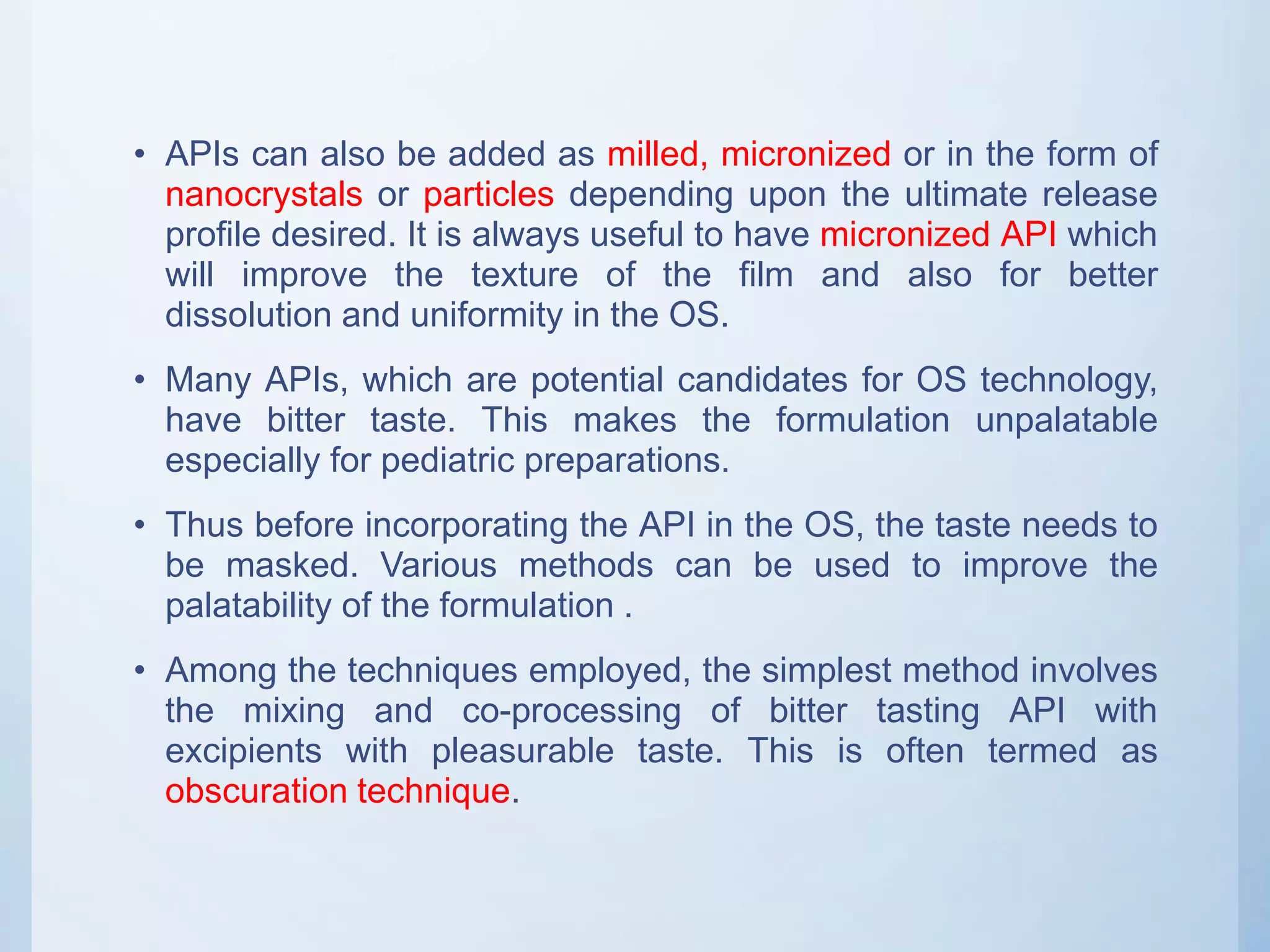 Thin film drug delivery (Oral dissolve film ) | PPTX