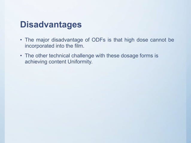 Thin film drug delivery (Oral dissolve film ) | PPTX