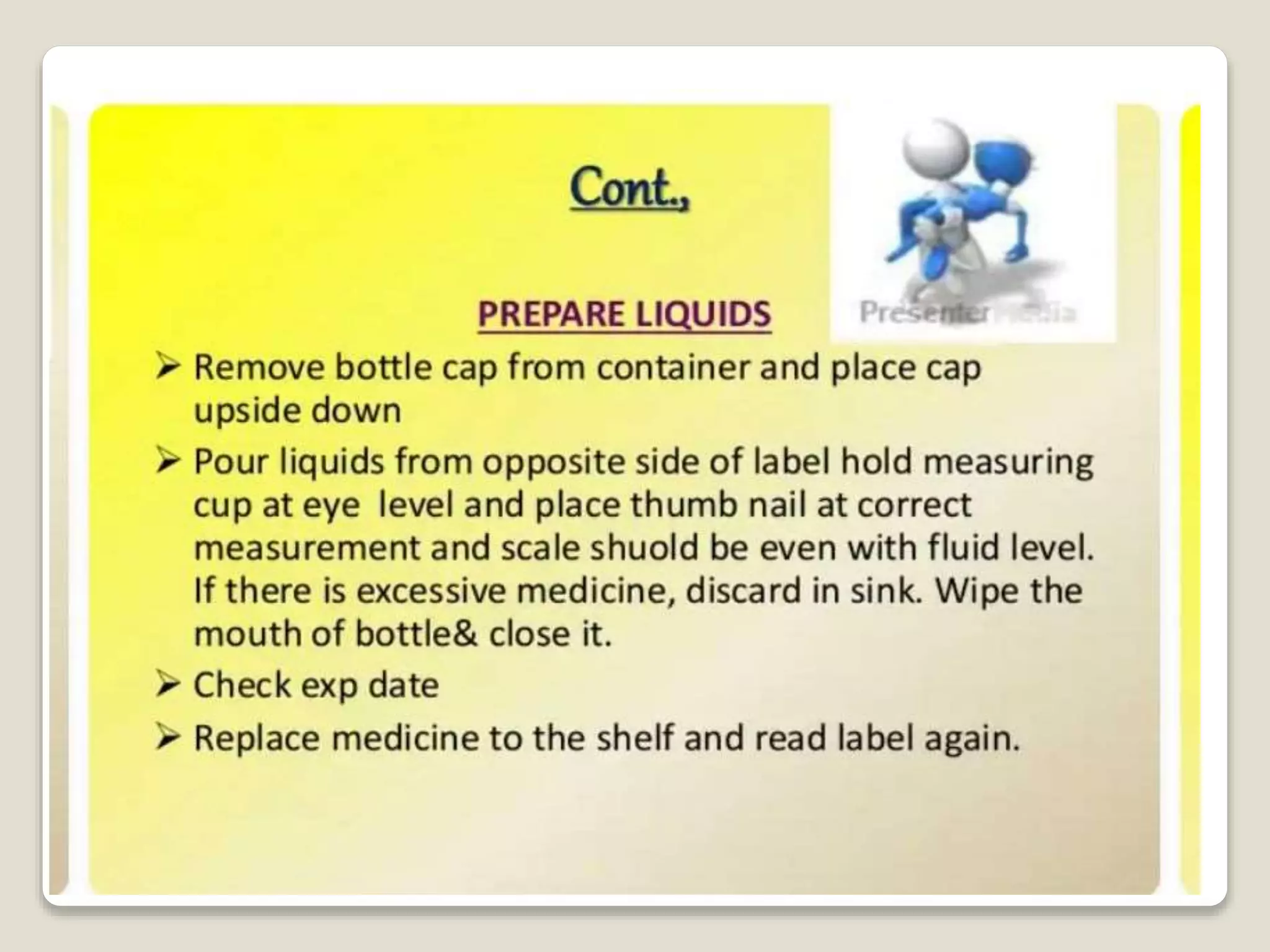 Oral drug administration procedure | PPTX