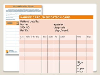 Oral drug administration procedure | PPTX