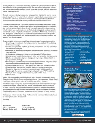 Oral Drug Formulation Innovations 2014 | PDF