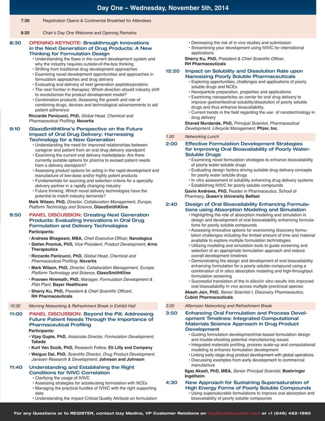 Oral Drug Formulation Innovations 2014 | PDF