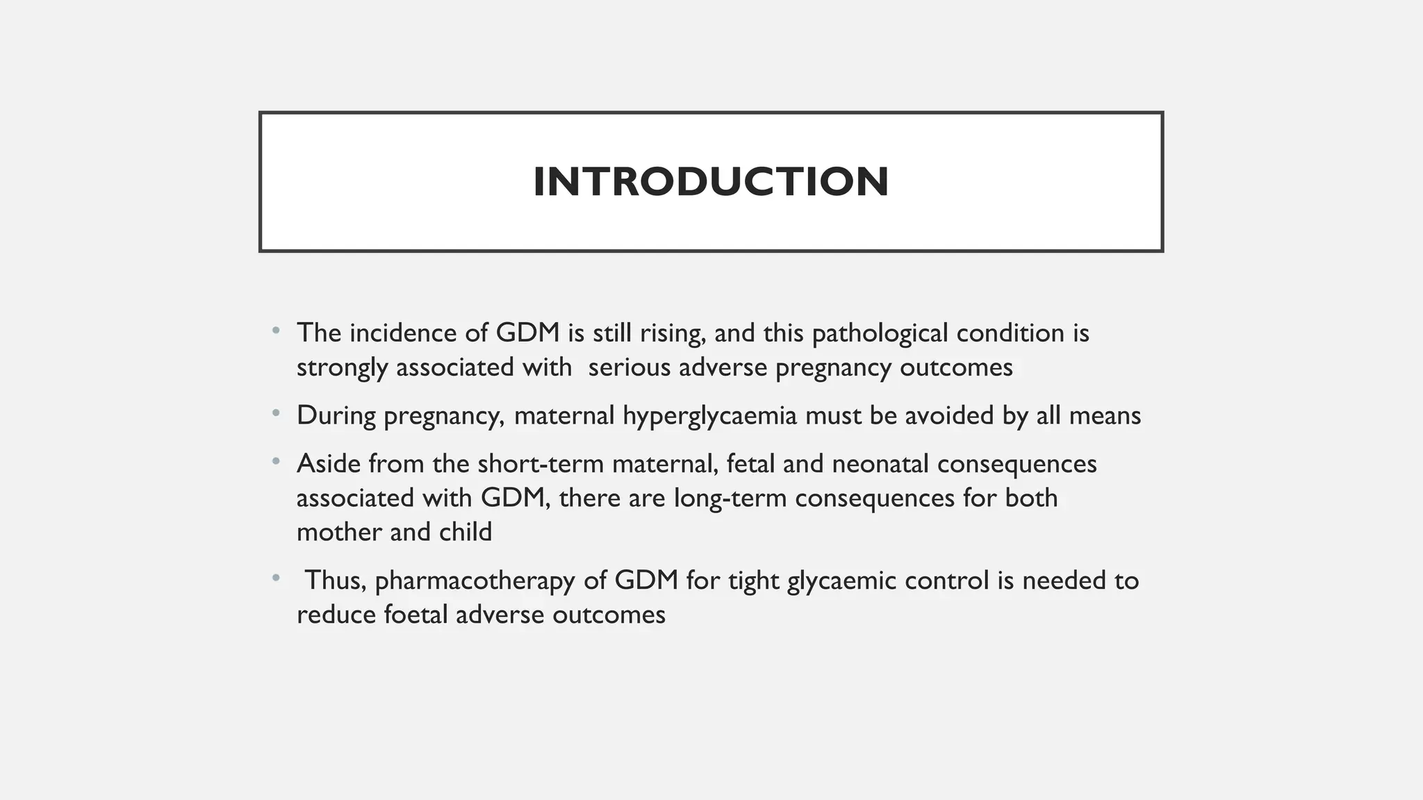 ORAL DRUGS & INSULINS IN THE MAMAGEMENT of GDM.ppt