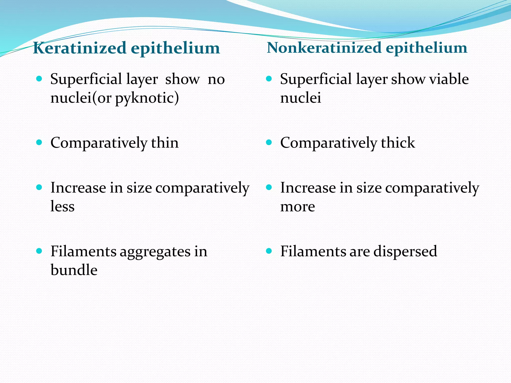 Oral epithelium | PPTX