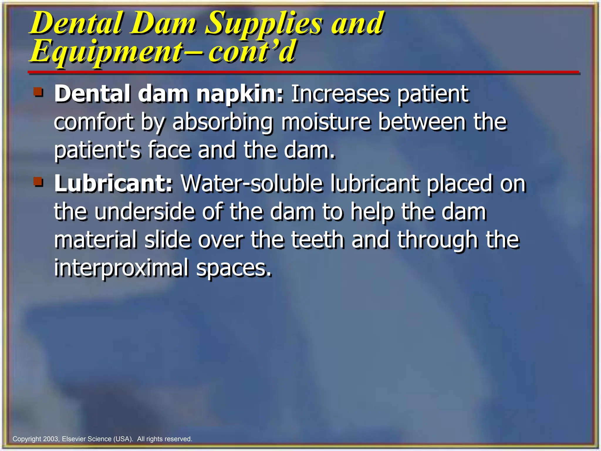 Oral Evacuation Systems Used in Dental Care | PPT