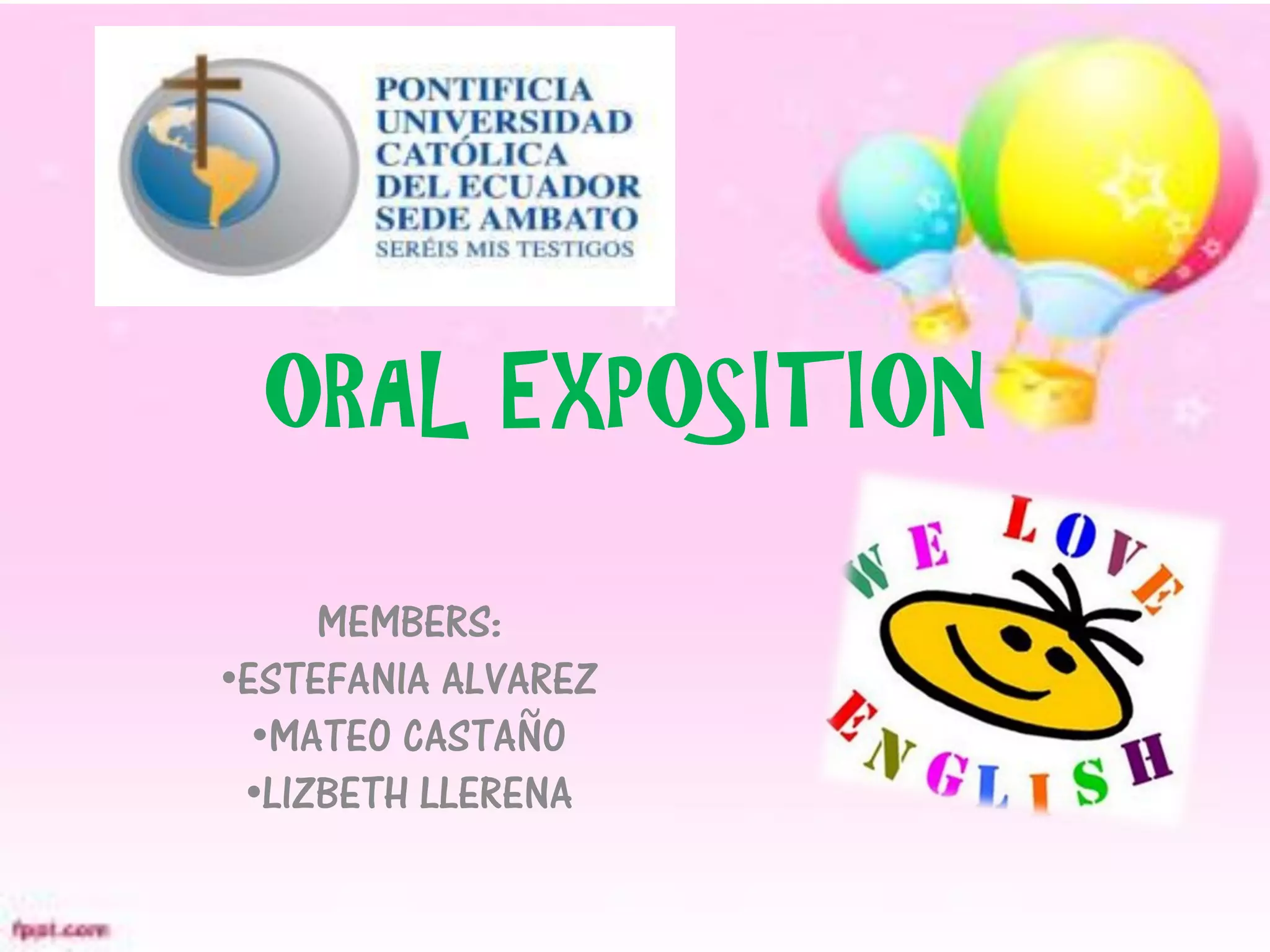 Oral exposition slide share | PDF