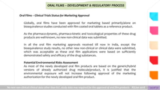Oral Films Development & Manufacturing in India - Current Scenario | PDF