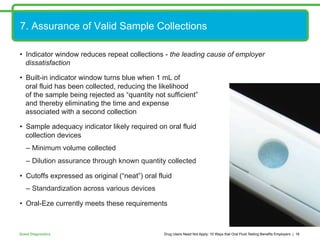 Oral Fluid Testing Webinar | PDF