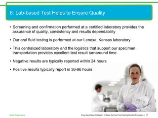 Oral Fluid Testing Webinar | PPT