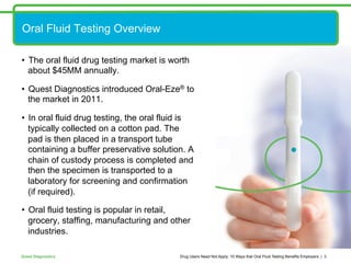 Oral Fluid Testing Webinar | PDF