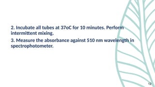Oral Glucose Tolerance Test in Clinical Biochemistry | PPTX