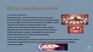 Oral habit pedo | PPTX