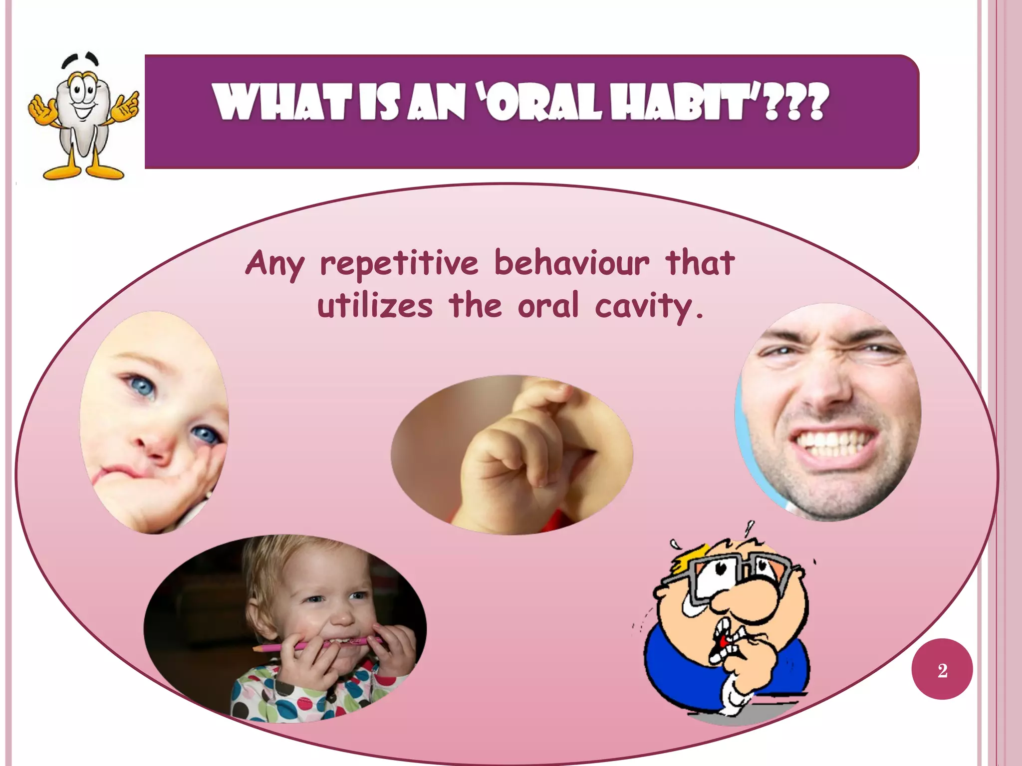 Oral habits - pedodontics | PPT