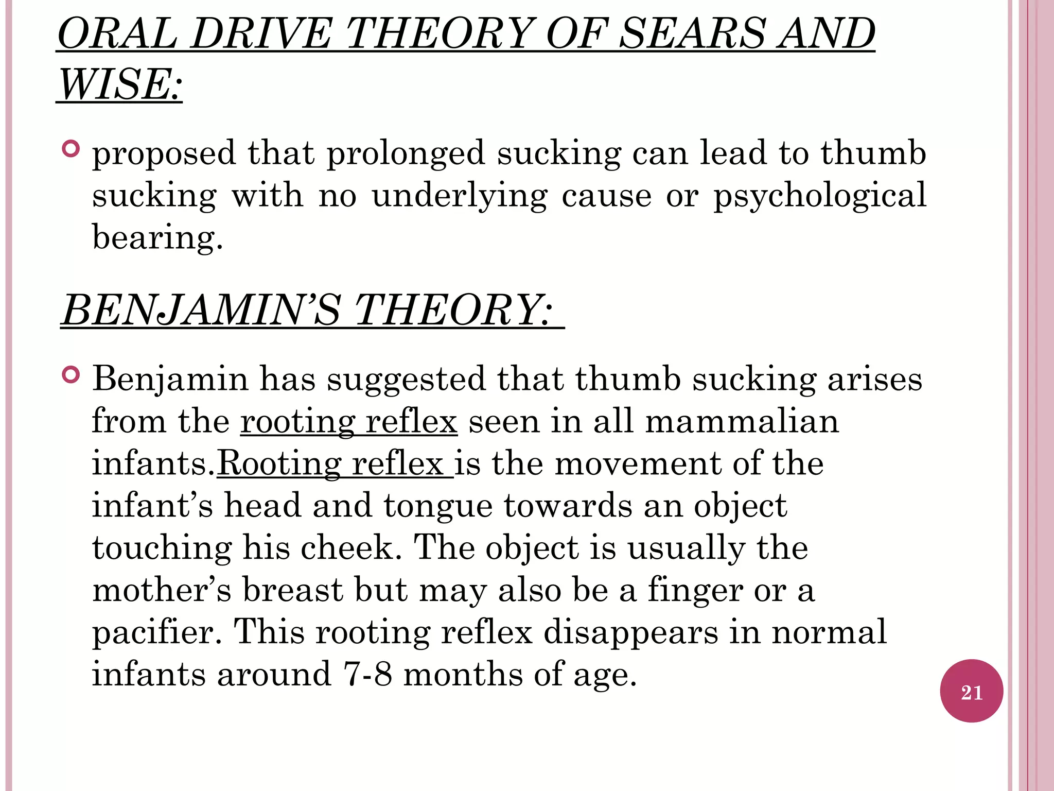 Oral habits - pedodontics | PPT