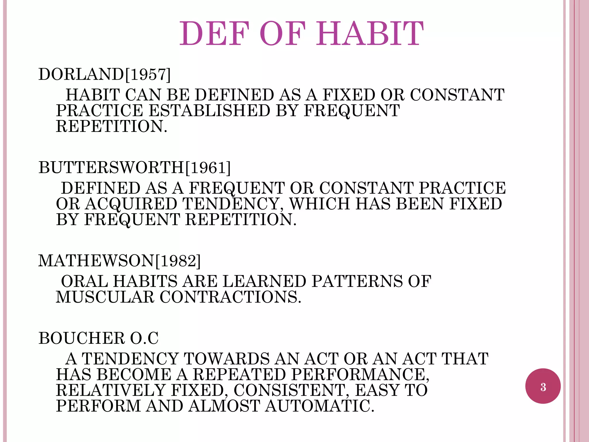 Oral habits - pedodontics | PPT