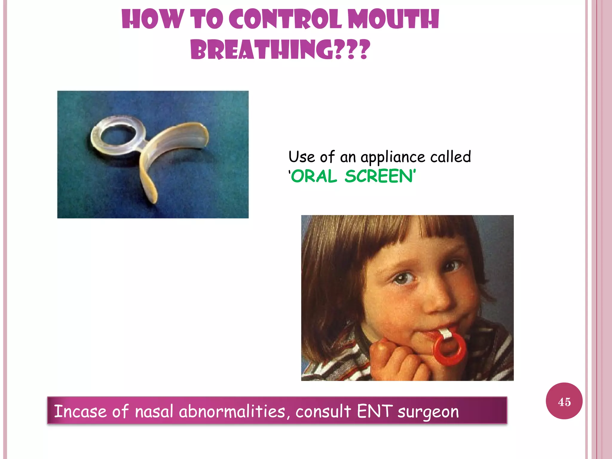 Oral habits - pedodontics | PPT