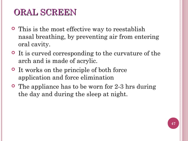 Oral habits - pedodontics | PPT