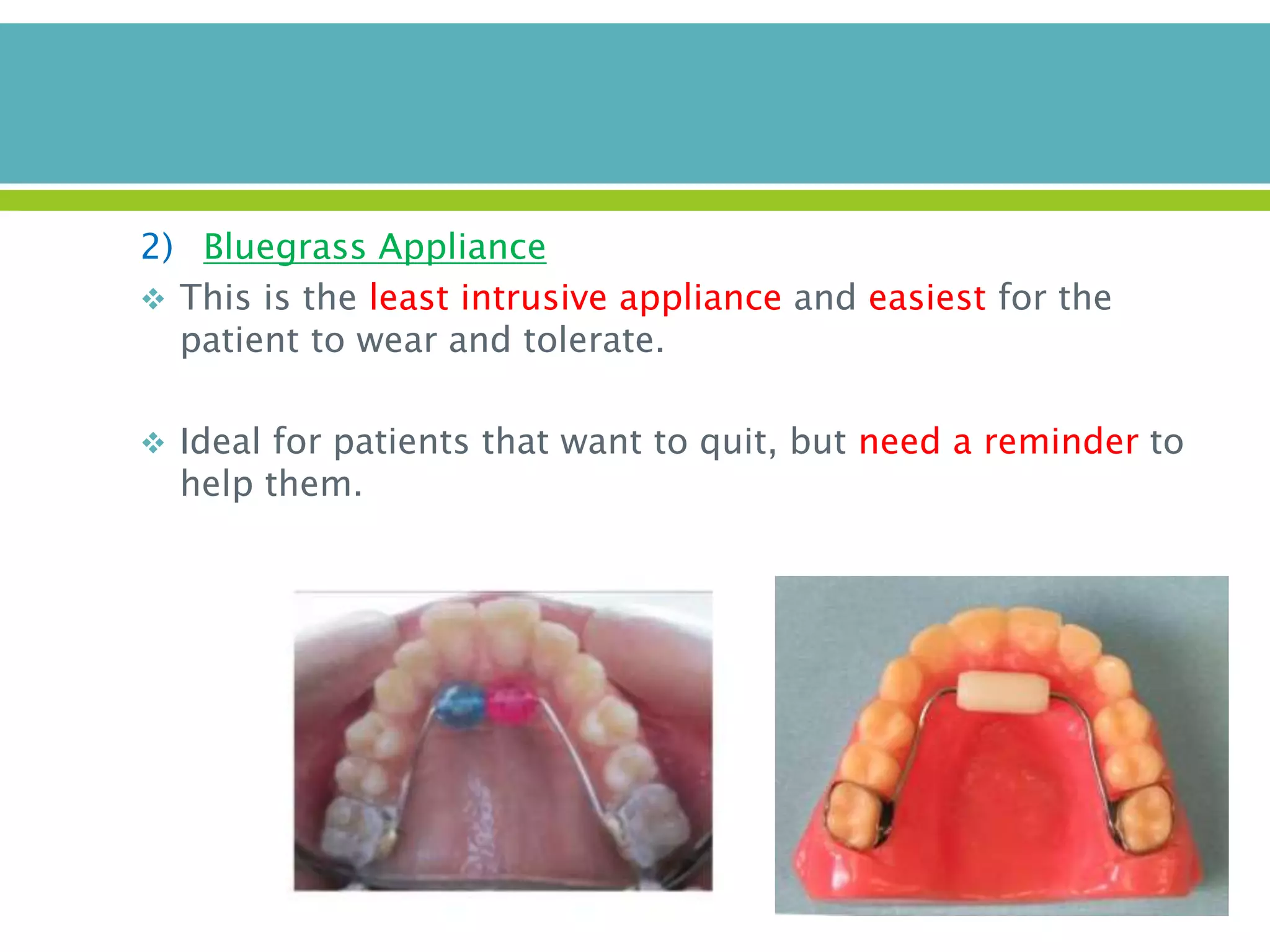 Oral habits & habits breaking appliances + night guard | PPTX