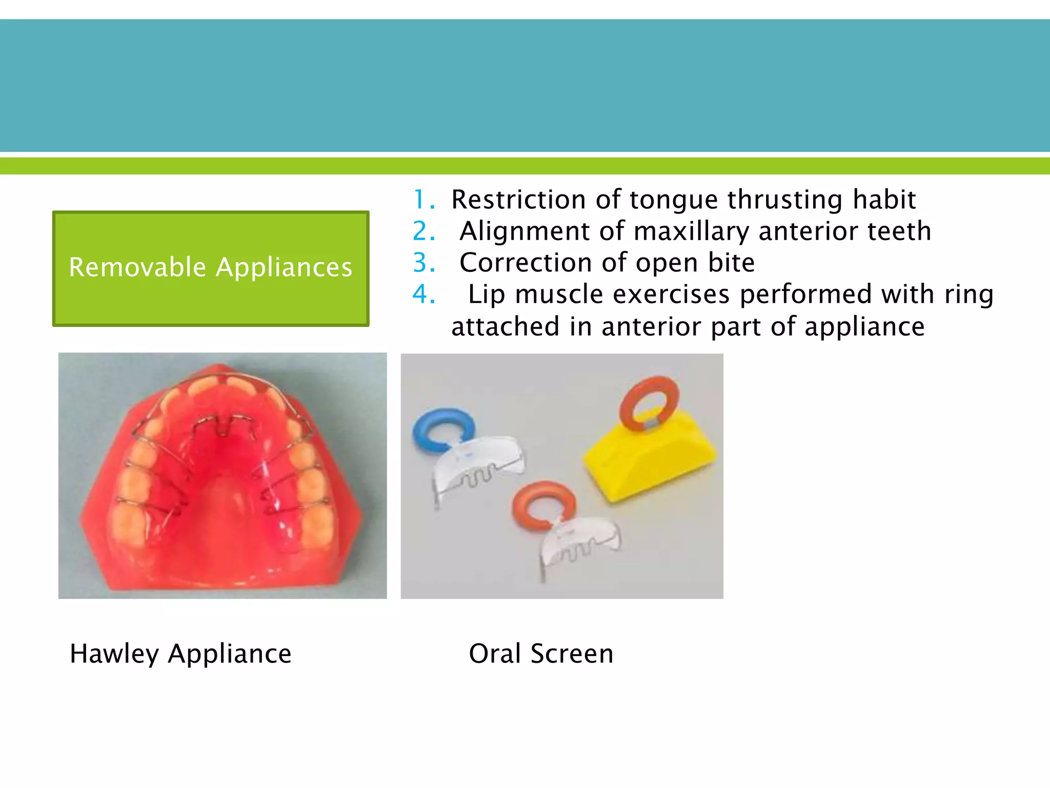 Oral habits & habits breaking appliances + night guard | PPTX
