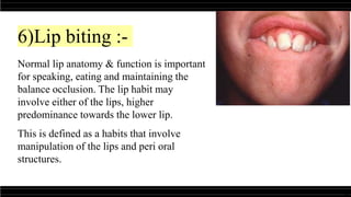 Oral habits part 4 bruxism nail biting | PPT