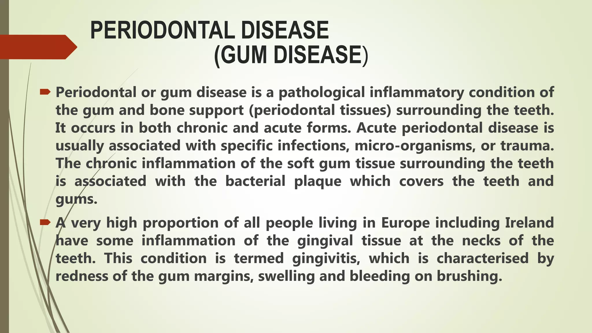 Oral health and oral diseases | PPT