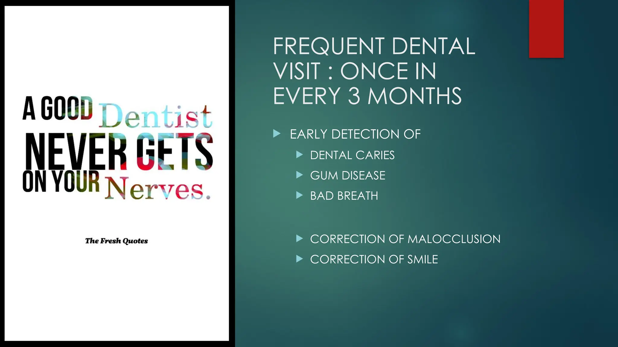 Oral Health Awareness for good teeth .pptx