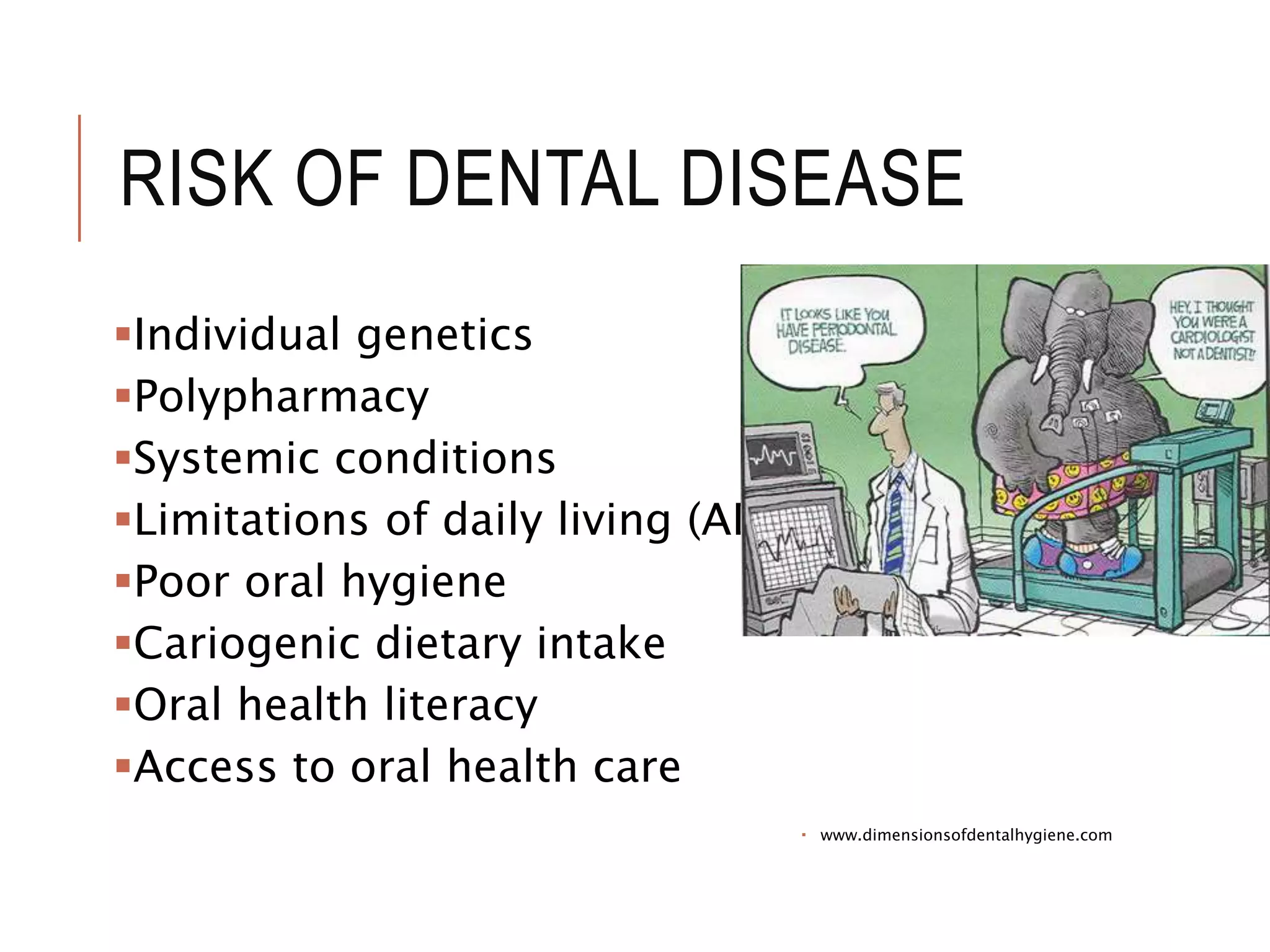 Oral Health for the Geriatric Population | PPTX