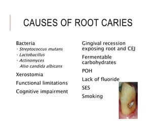 Oral Health for the Geriatric Population | PPTX