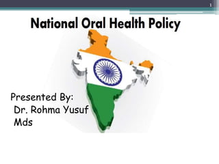 oral health policy.pptx