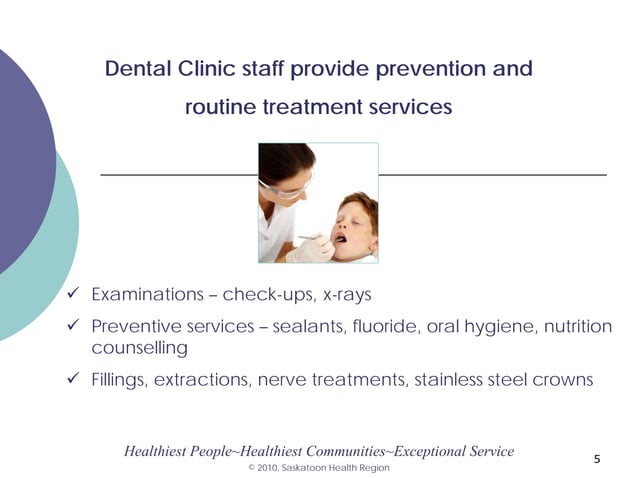 Oral health program current services oral health coalition | PPT