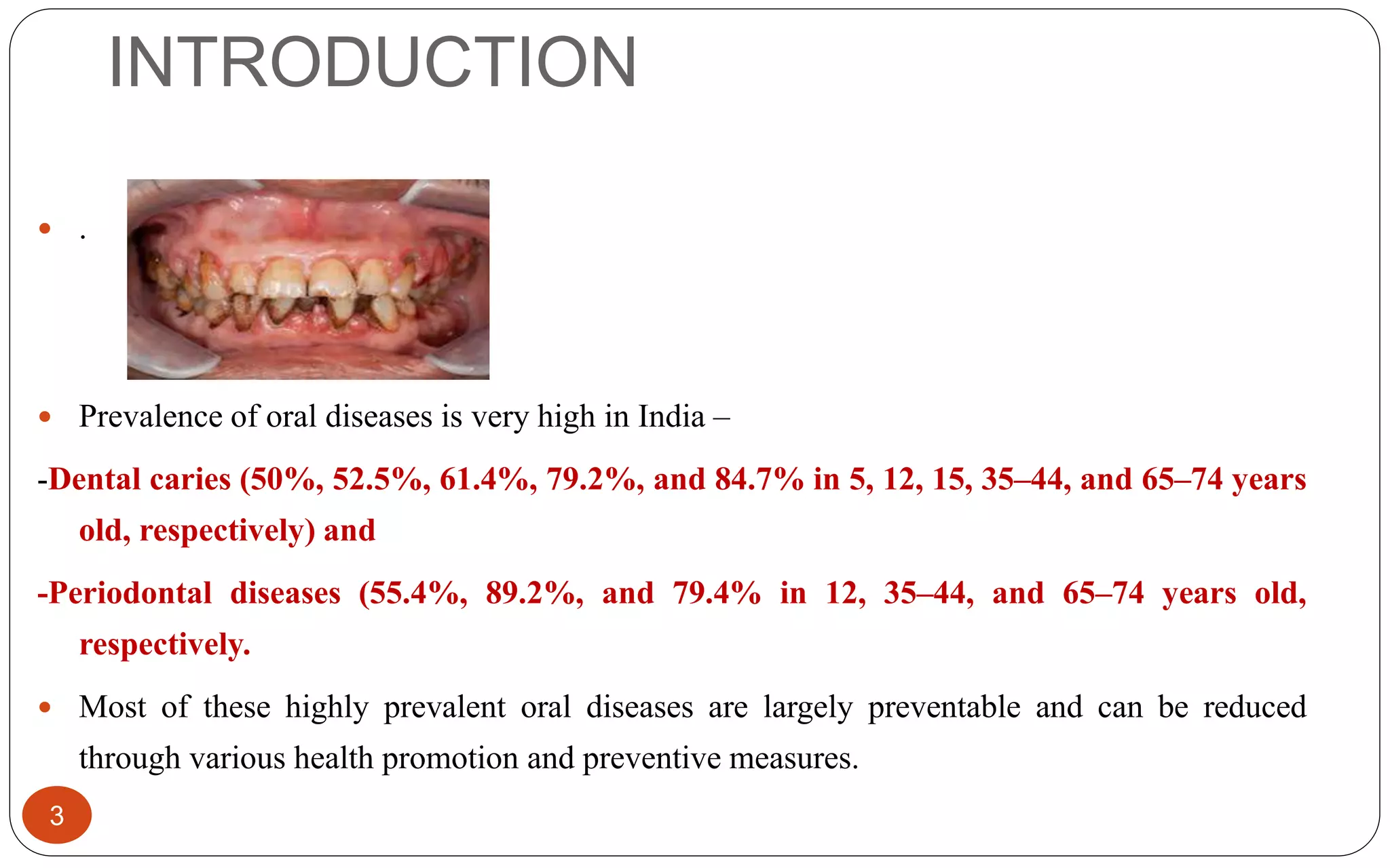 Oral health promotion | PPTX