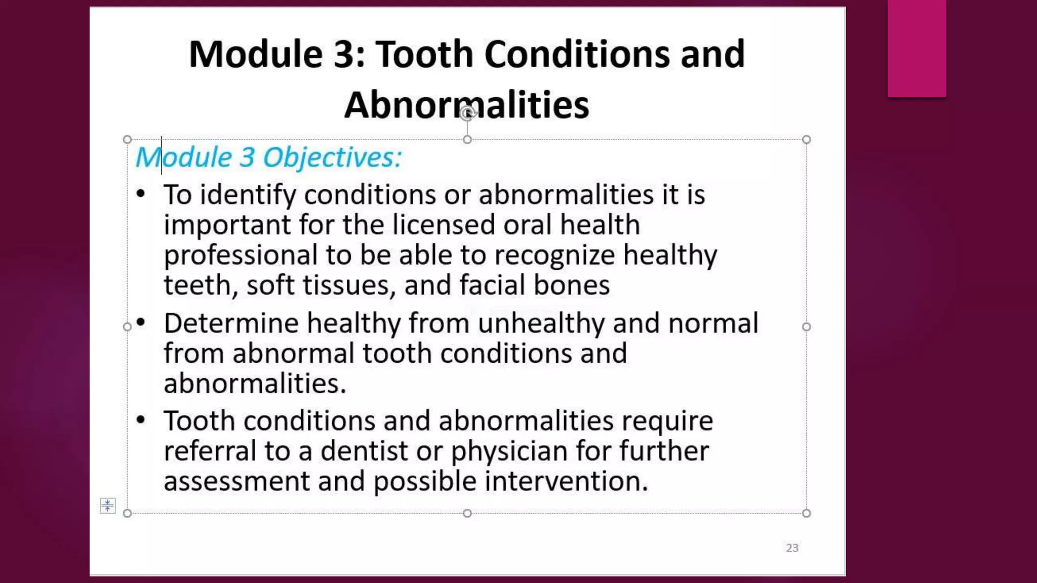 Oral Health Screening and Assessment | PPTX