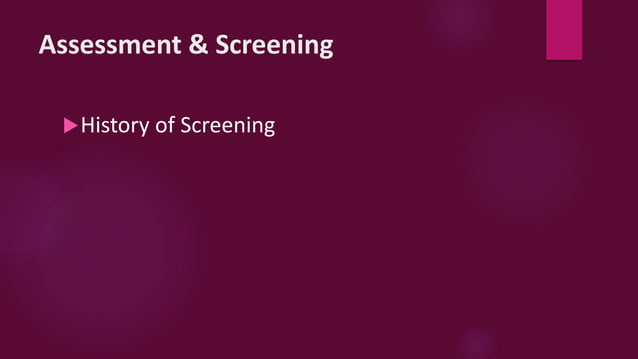 Oral Health Screening and Assessment | PPTX
