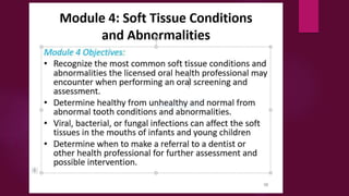 Oral Health Screening and Assessment | PPTX