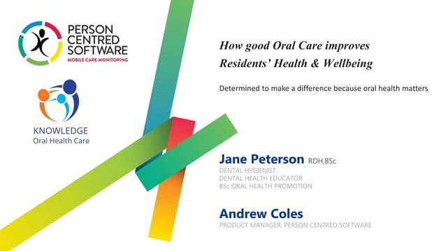 Oral health talk at Health Plus Care June 2018 | PPT