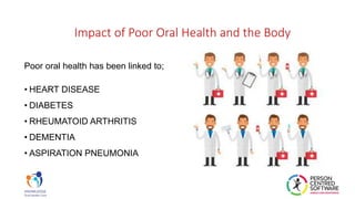 Oral health talk at Health Plus Care June 2018 | PPTX