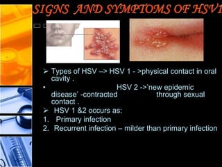 Oral herpes paper presentation | PPTX