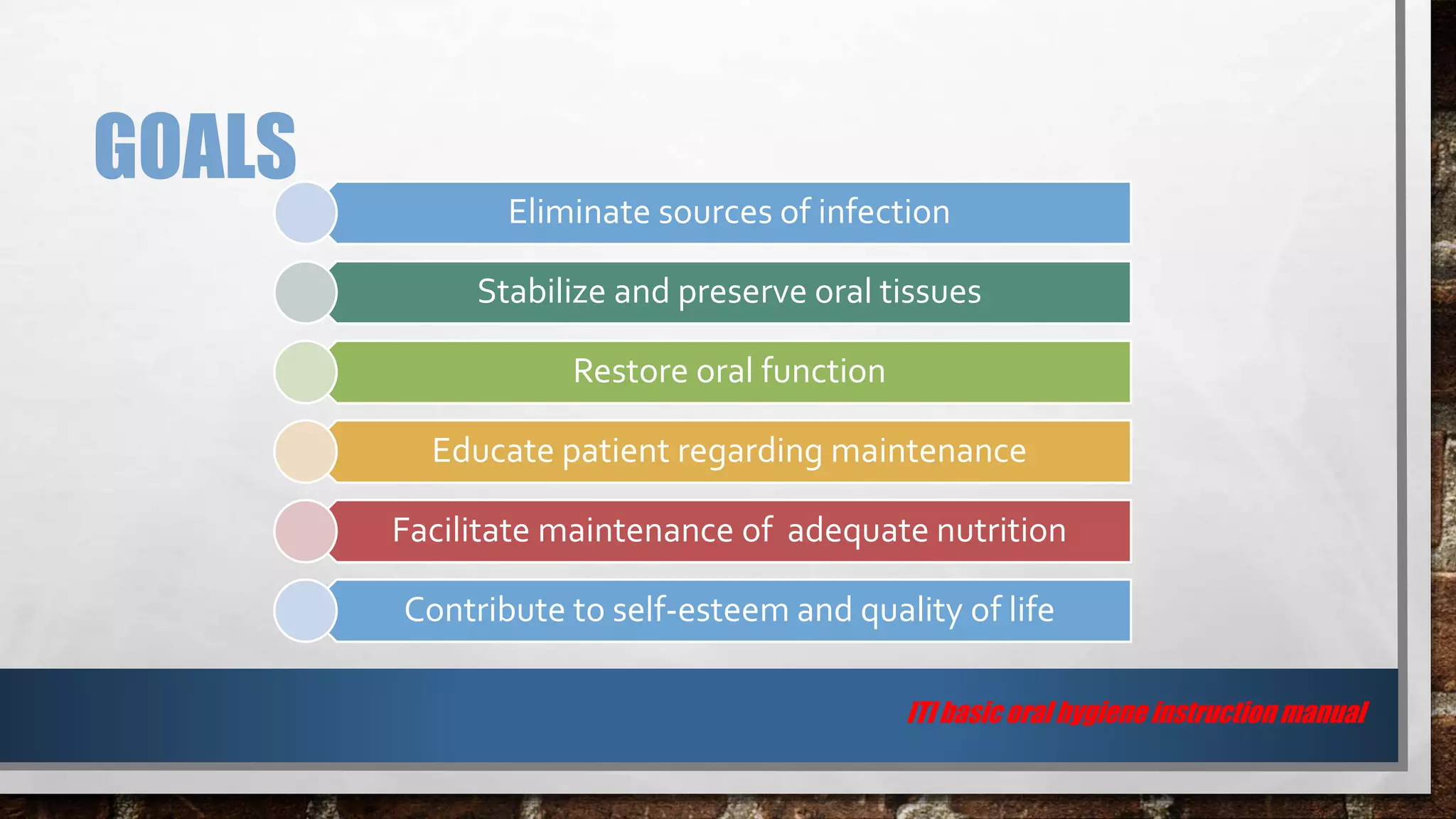 Oral hygiene instructions | PPTX